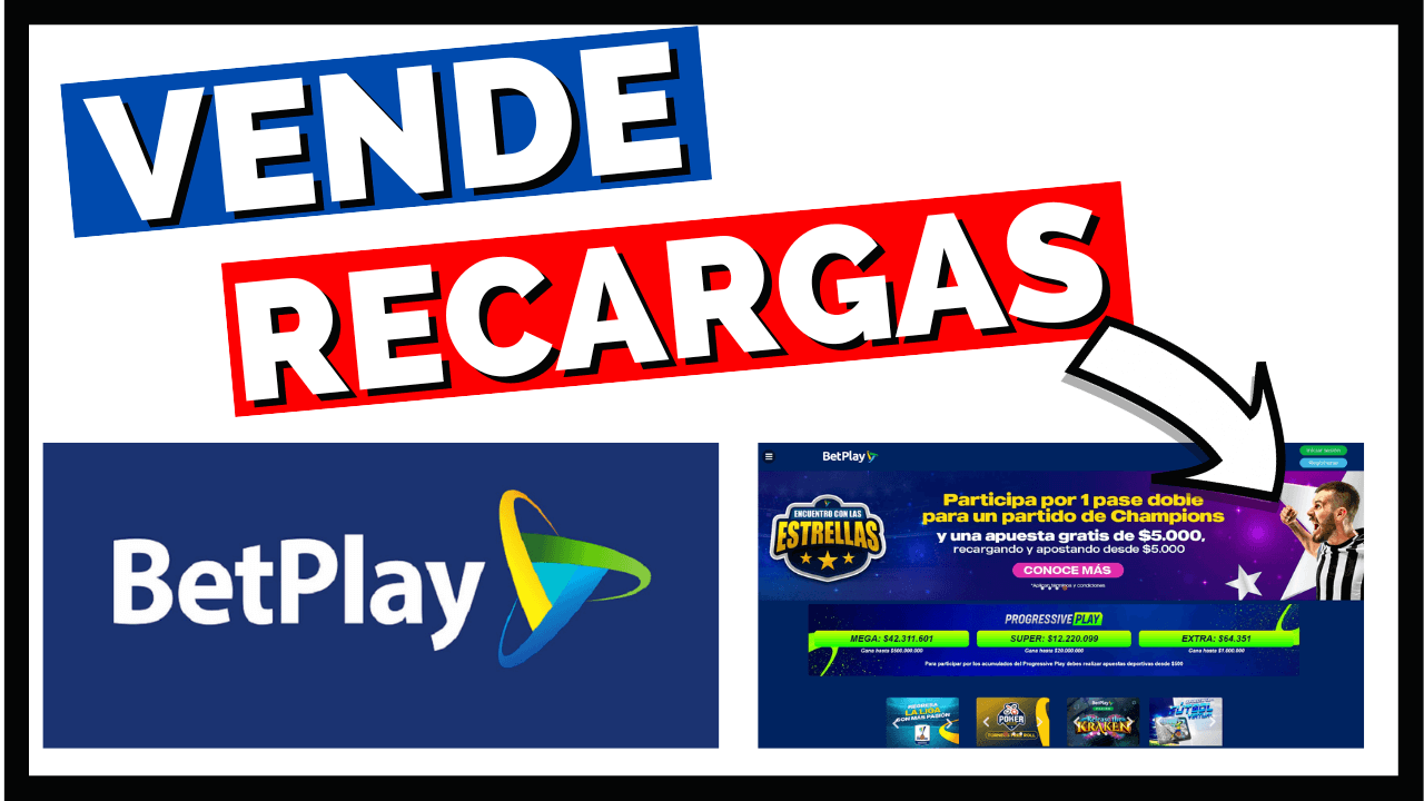 Como vender recargas a Betplay - Yo Recargo